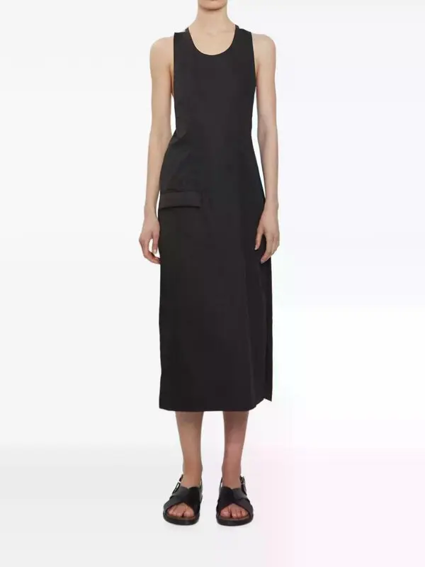 RIER Cotton-poplin Apron Dress