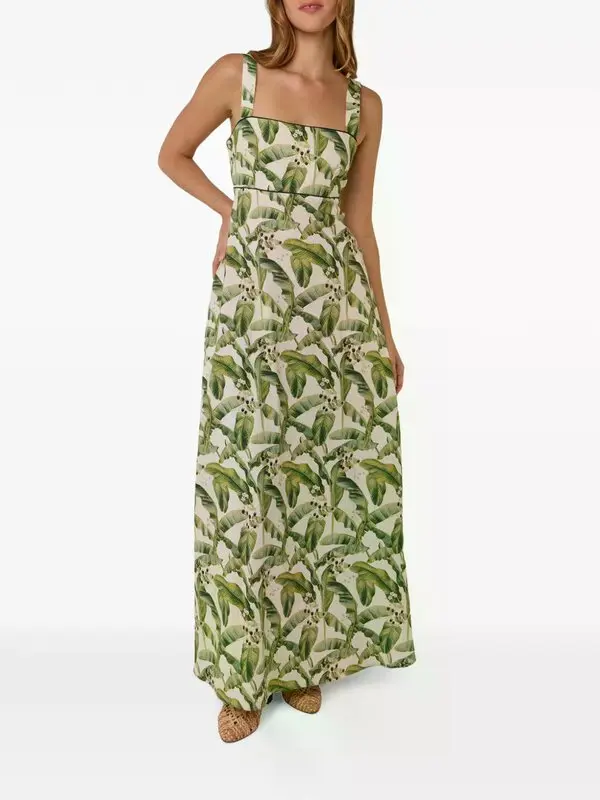 PALM. NOOSA Riviera Palm-print Dress