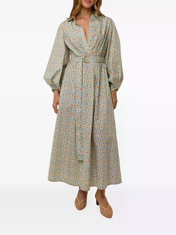 PALM. NOOSA Emily Belted Midi Dress
