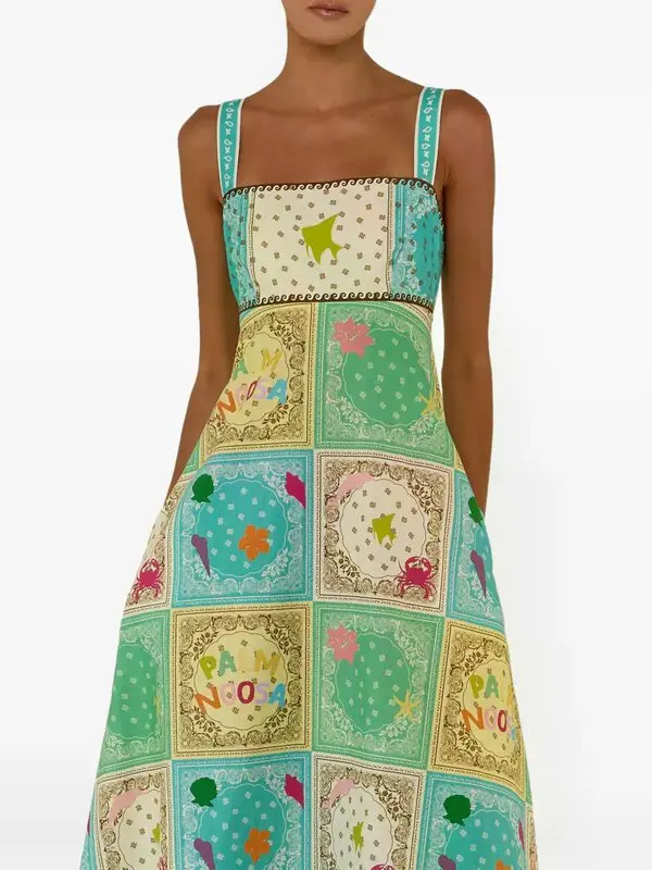 PALM. NOOSA Belle Patchwork-print Maxi Dress