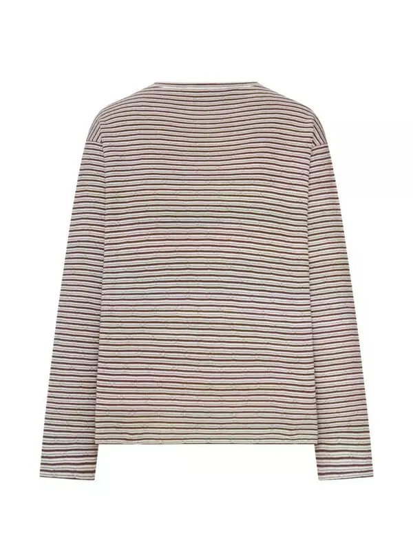 Miu Miu Striped Cotton Sweater