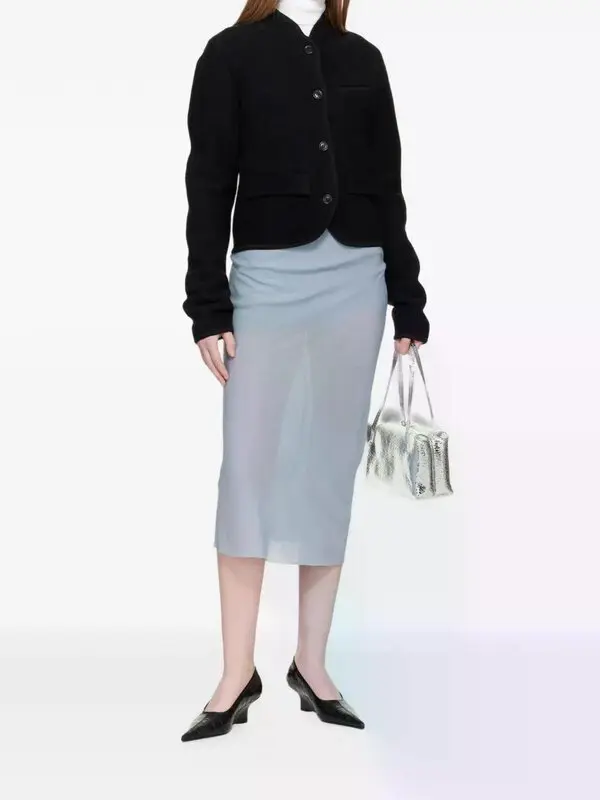 RIER Bias-draped Midi Skirt