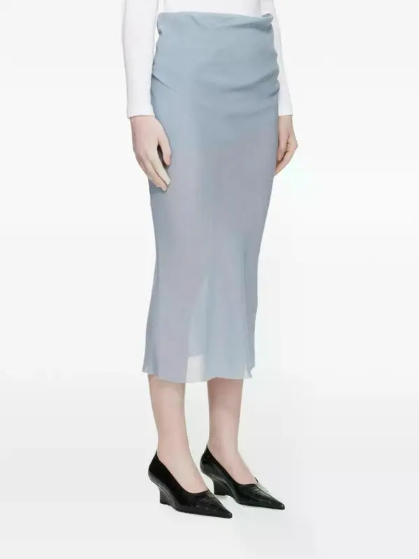 RIER Bias-draped Midi Skirt