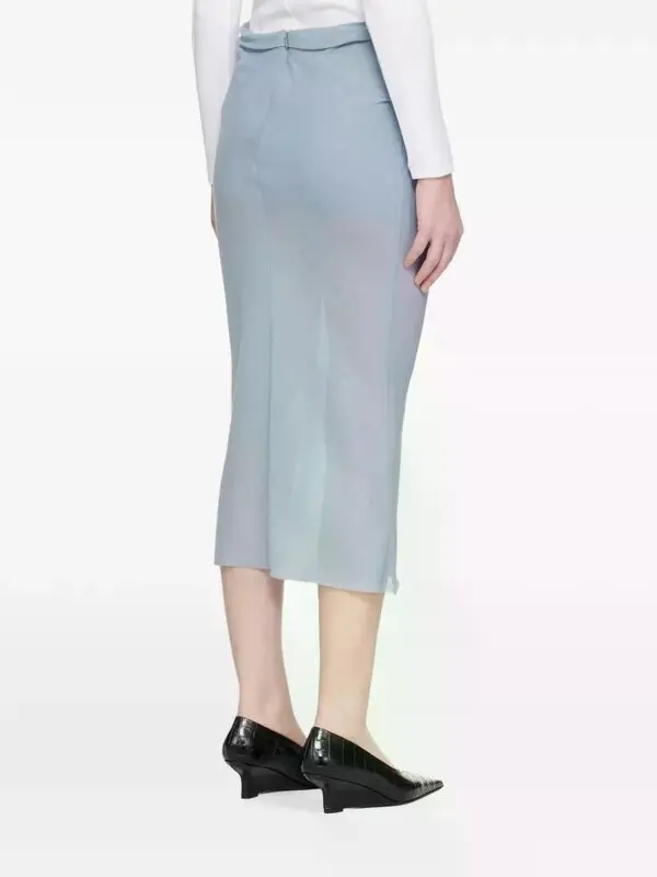RIER Bias-draped Midi Skirt