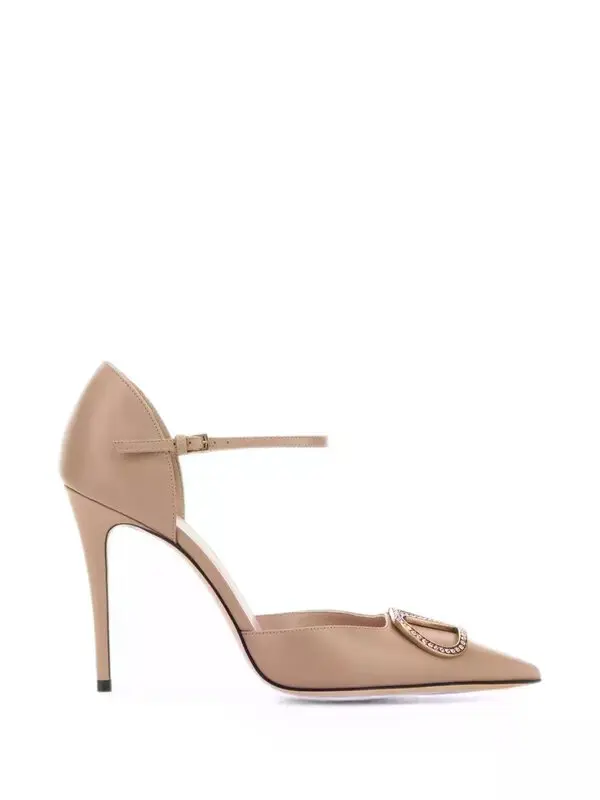 Valentino Garavani D'orsay Pumps With Ankle Strap - Pink