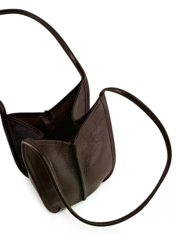 Hereu Calella Distressed Leather Shoulder Bag