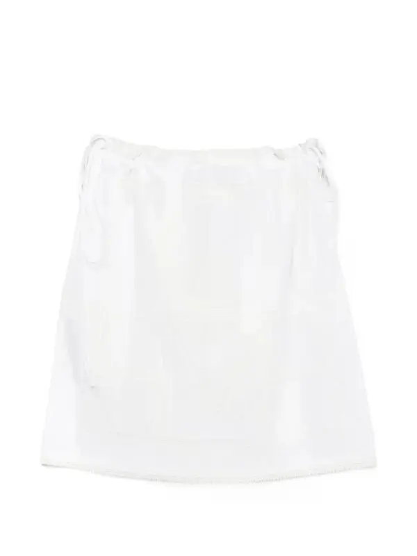 TOTEME Monogram Cotton Mini Skirt