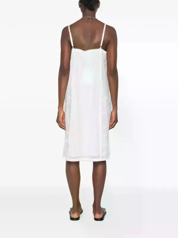 TOTEME Monogram Cotton-voile Midi Dress