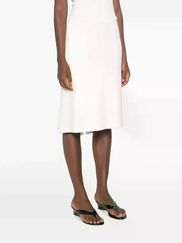 TOTEME Buttoned-back Midi Skirt