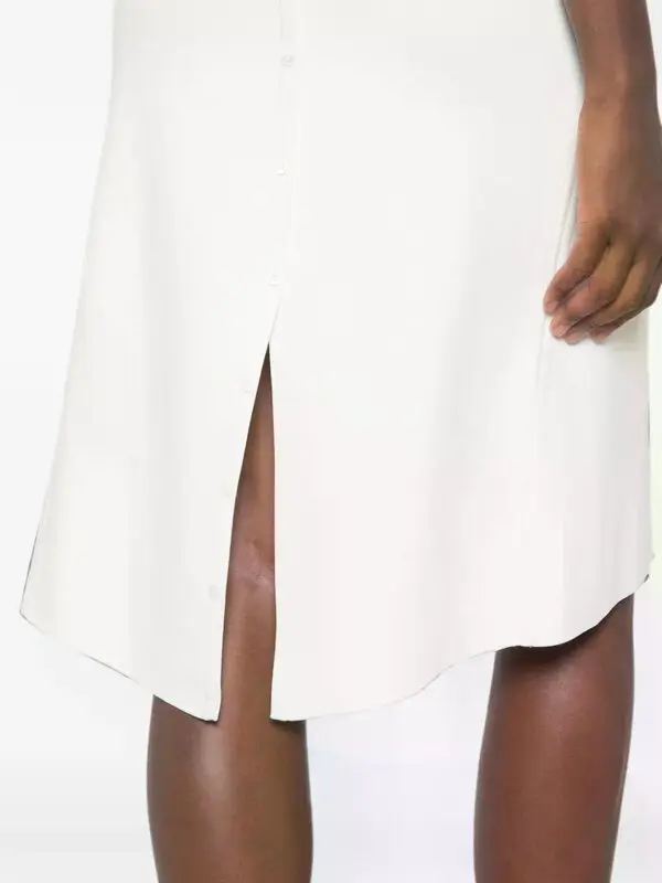 TOTEME Buttoned-back Midi Skirt