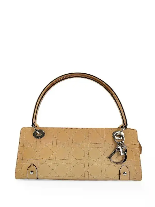 Dior 2010s Cannage Lady Shoulder Bag - Neutrals