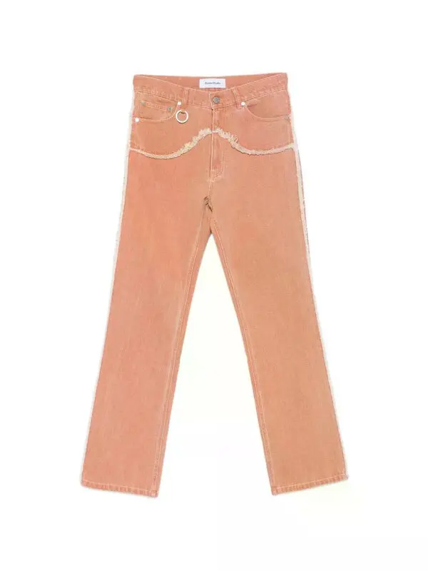 Études Studio Frayed-edge Bootcut Jeans