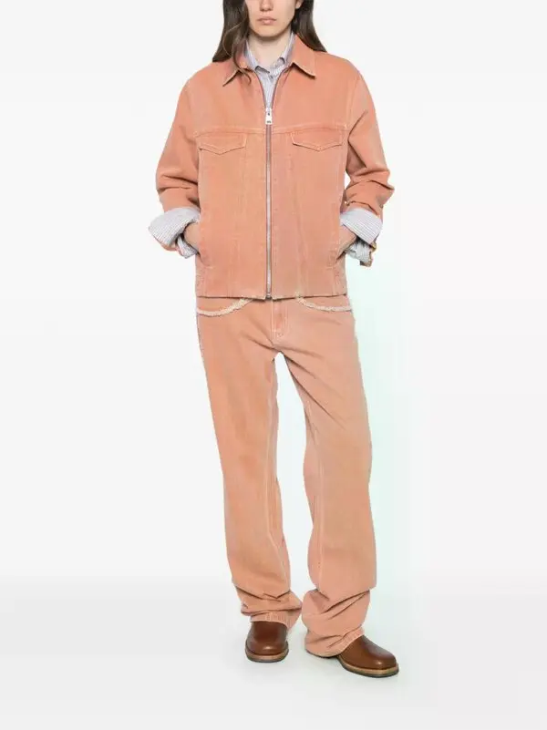 Études Studio Frayed-edge Bootcut Jeans