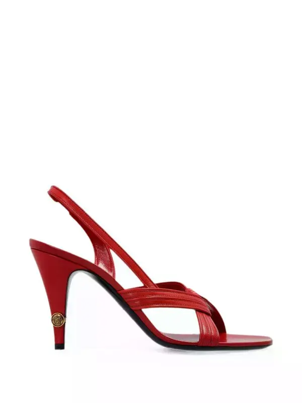 Versace Crossover-strap Sandals - Red
