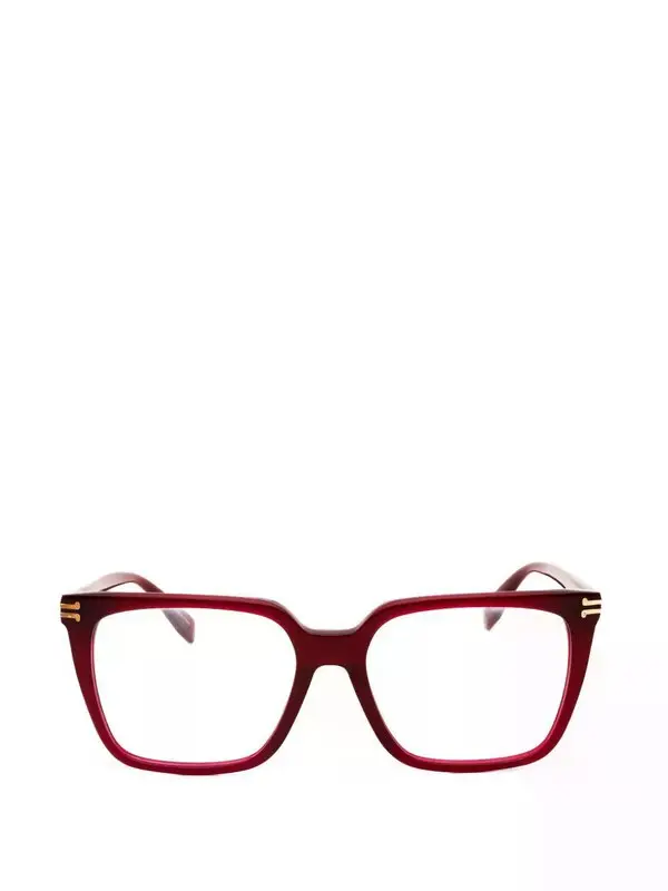 Marc Jacobs Rectangle Frame Eyeglasses - Red
