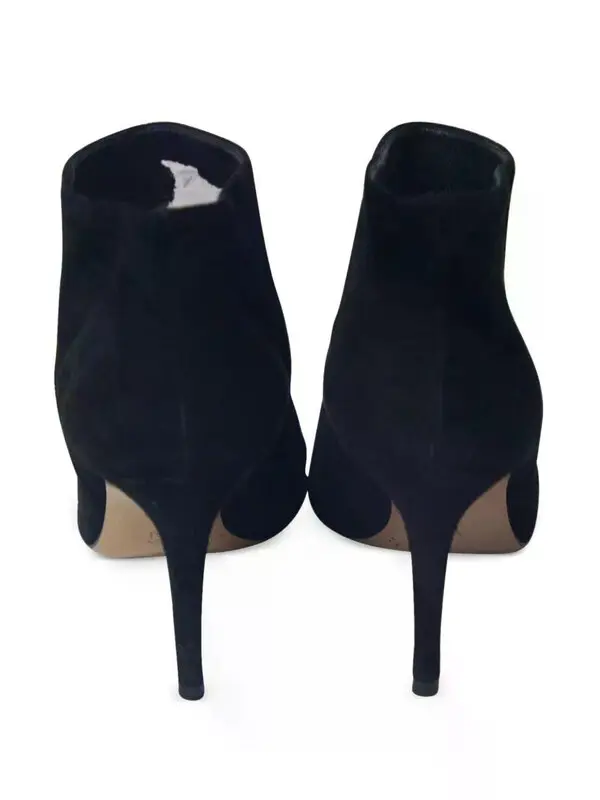 GIANVITO ROSSI Suede Pointed-toe Stiletto Ankle Boots