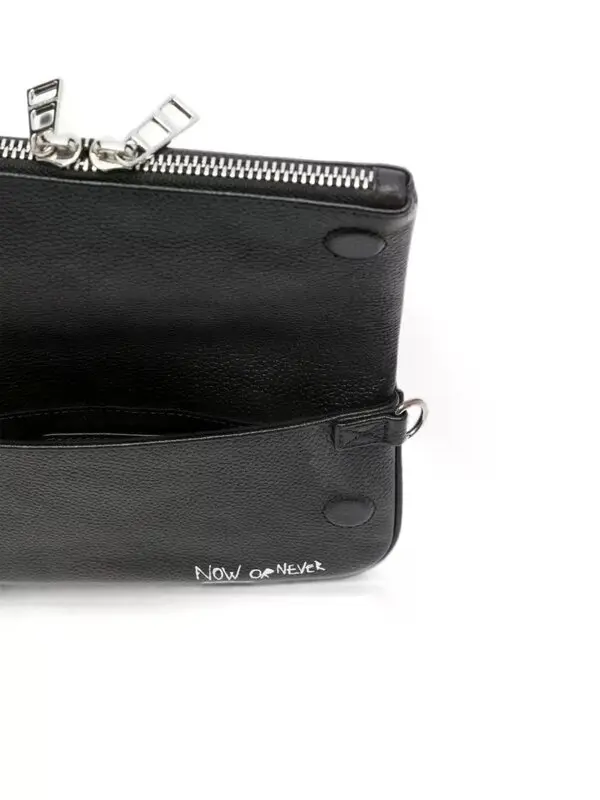 Zadig&Voltaire Mini Rock Graffiti-print Clutch Bag