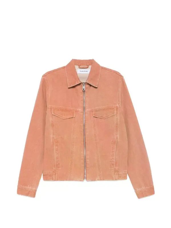 Études Studio Zip-up Slim-fit Denim Jacket