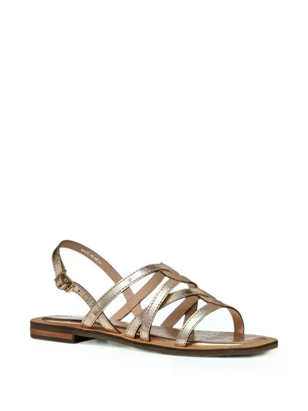 Geox Sozy Metallic Strappy Sandals