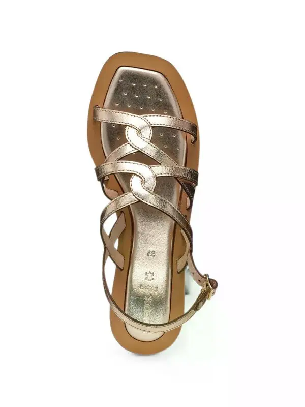 Geox Sozy Metallic Strappy Sandals