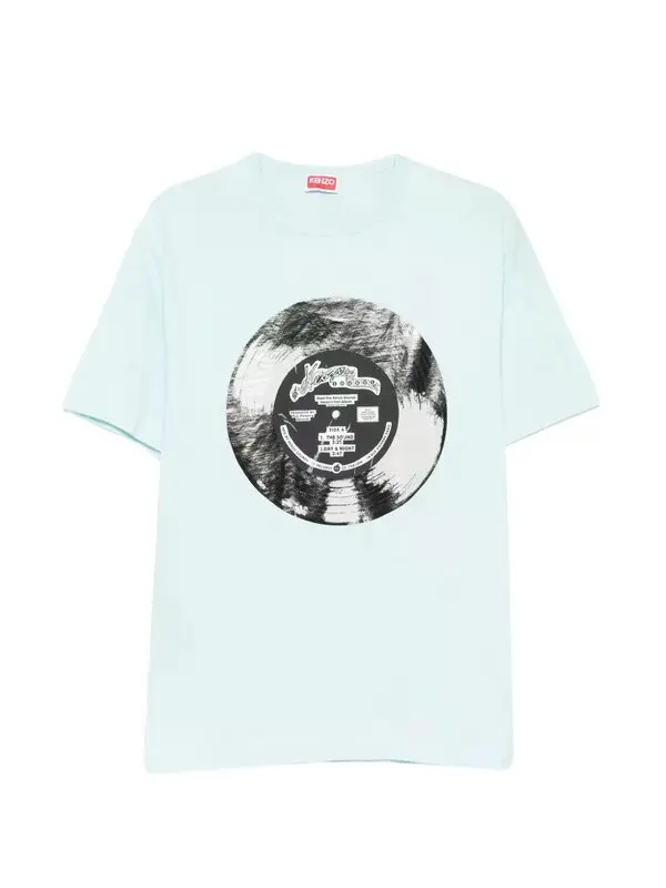 Kenzo Short-sleeve Vinyl-print T-shirt