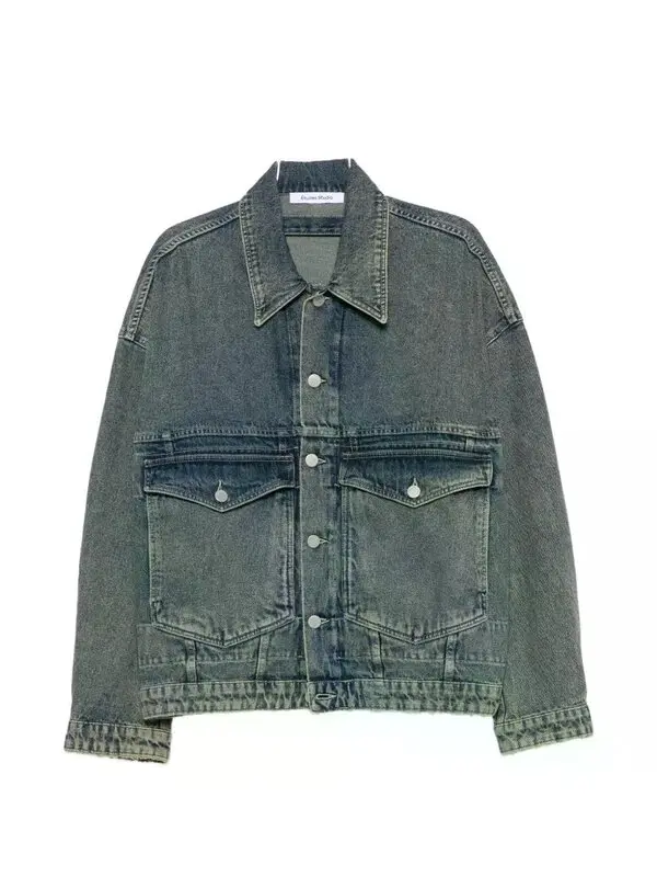 Études Studio Frayed-detail Denim Jacket