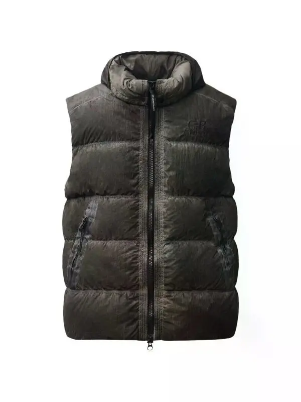 C.P. COMPANY Eco-chrome R Padded Gilet - Grey