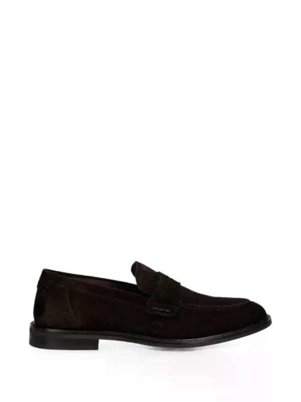 Gant Lozham Suede Penny Loafers - Brown