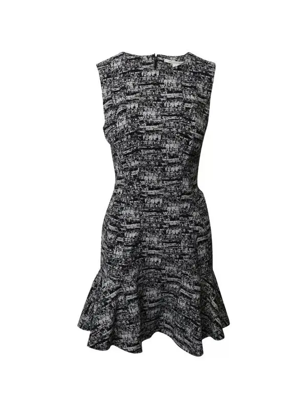 Diane Von Furstenberg Jaelyn Ruffle-hem Dress - Black