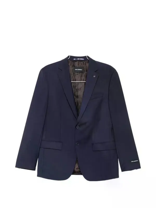 Karl Lagerfeld Single-breasted Buttoned Blazer