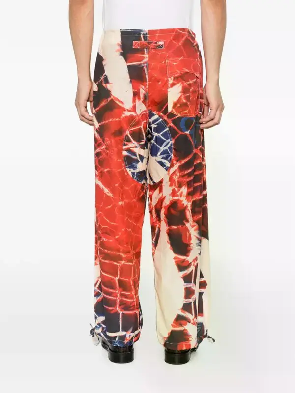 Études Studio Abstract Print Wide-leg Trousers