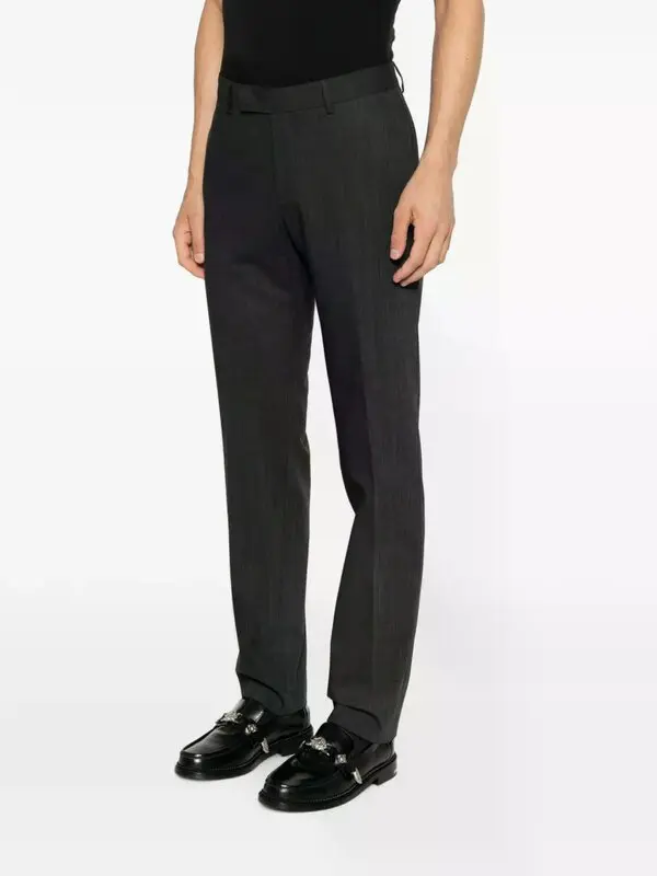 Karl Lagerfeld Pressed-crease Tailored Trousers