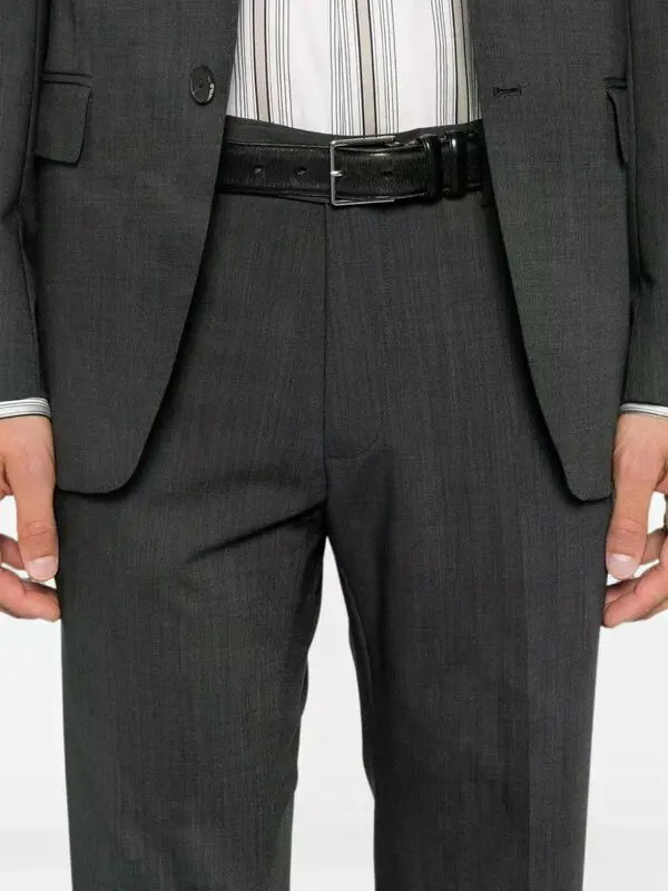 Karl Lagerfeld Pressed-crease Tailored Trousers