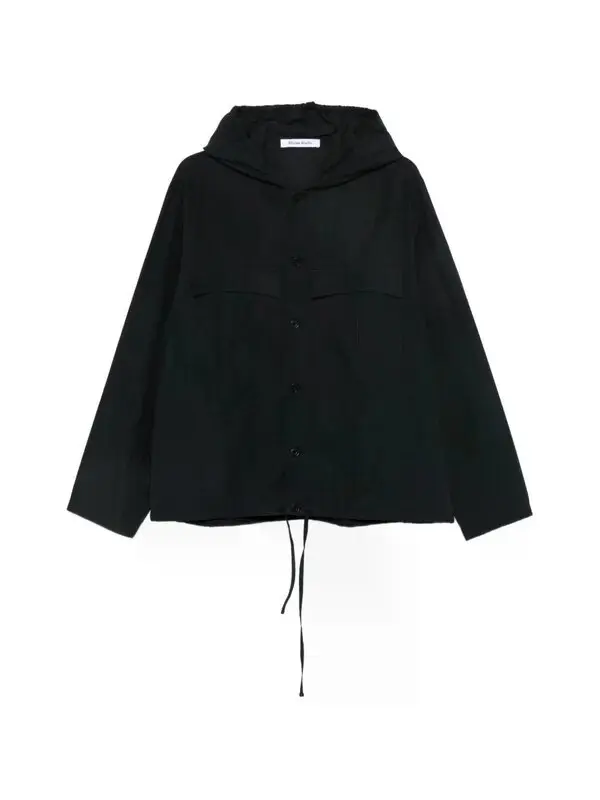 Études Studio Hooded Shirt Jacket - Black