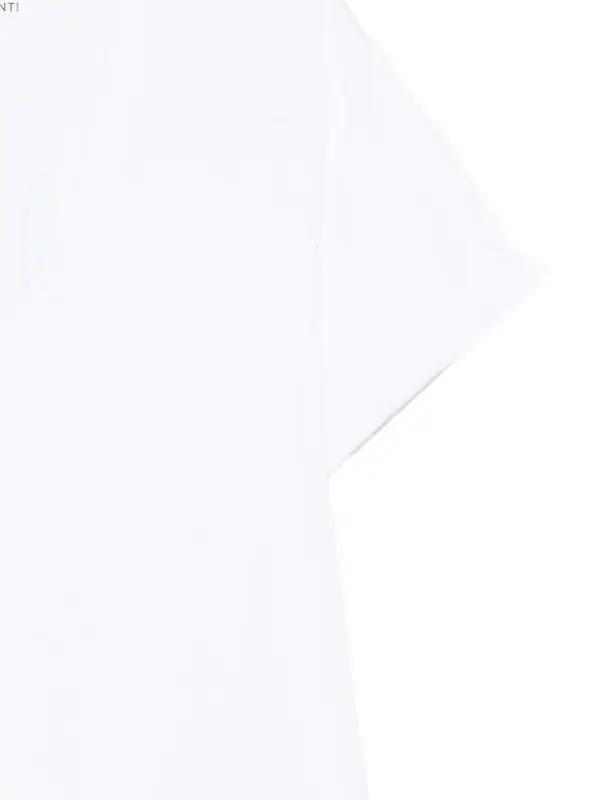 Liviana Conti Logo Print V-neck T-shirt
