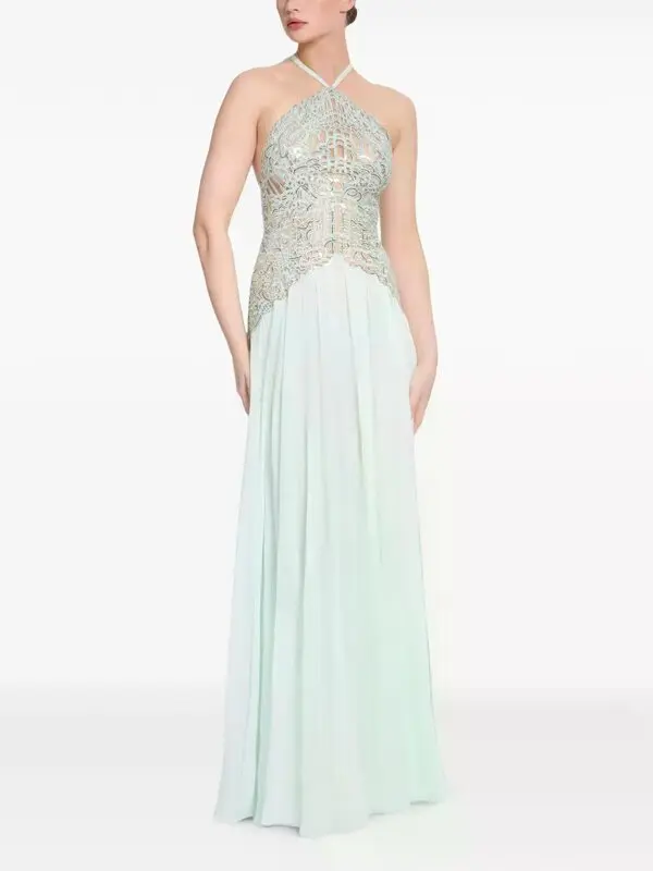 Elie Saab Halter-neck Maxi Dress