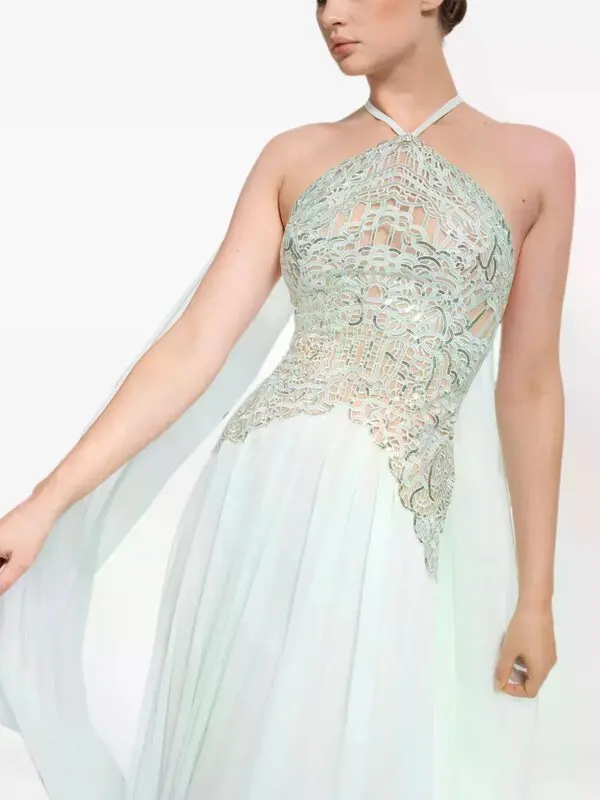 Elie Saab Halter-neck Maxi Dress