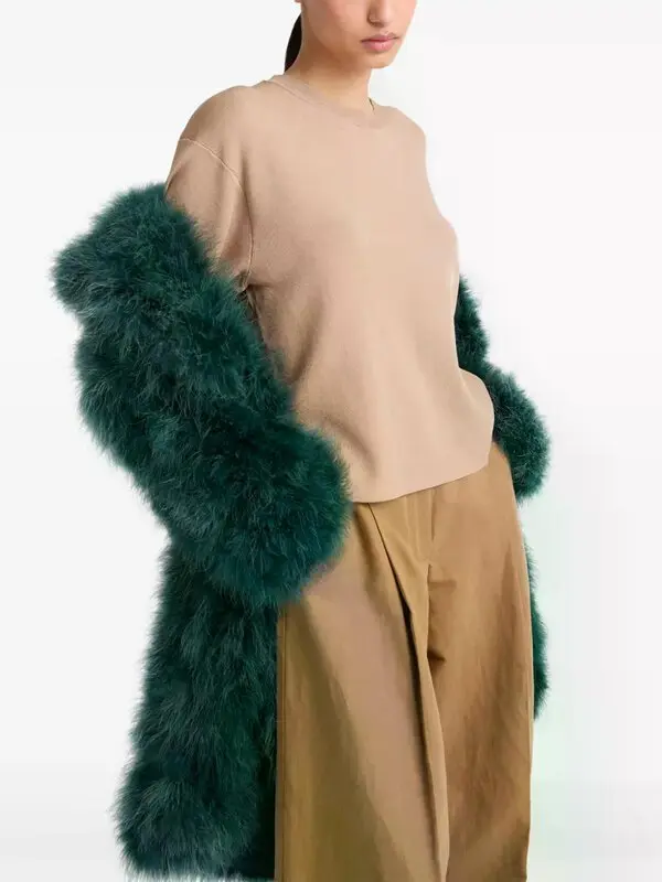 YVES SALOMON Feather Coat