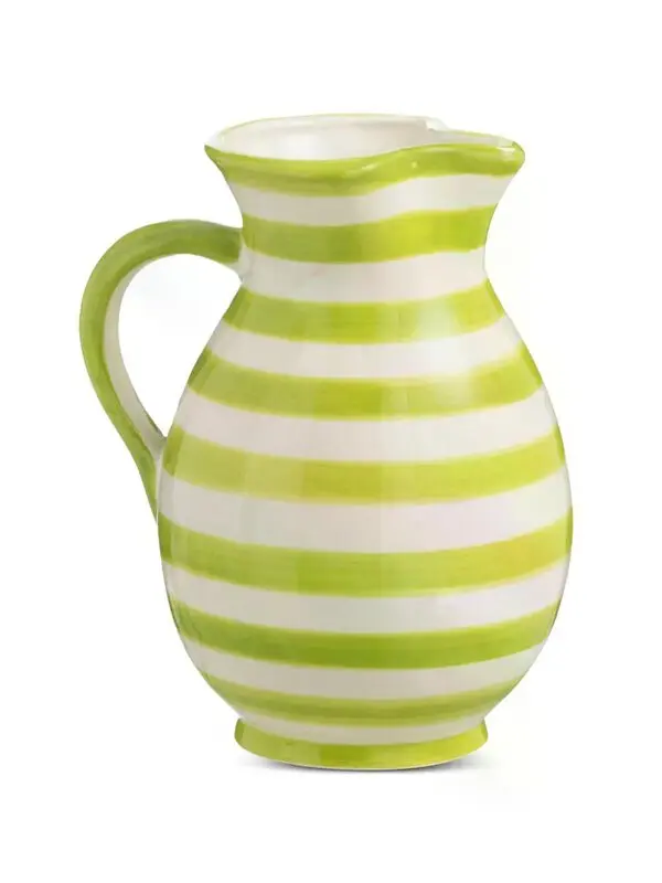 J-LINE Granada Striped Jug - Green
