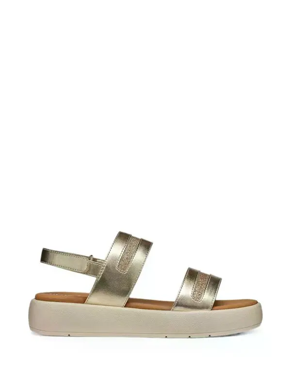 Geox Camalei Glitter-detail Touch-strap Sandals