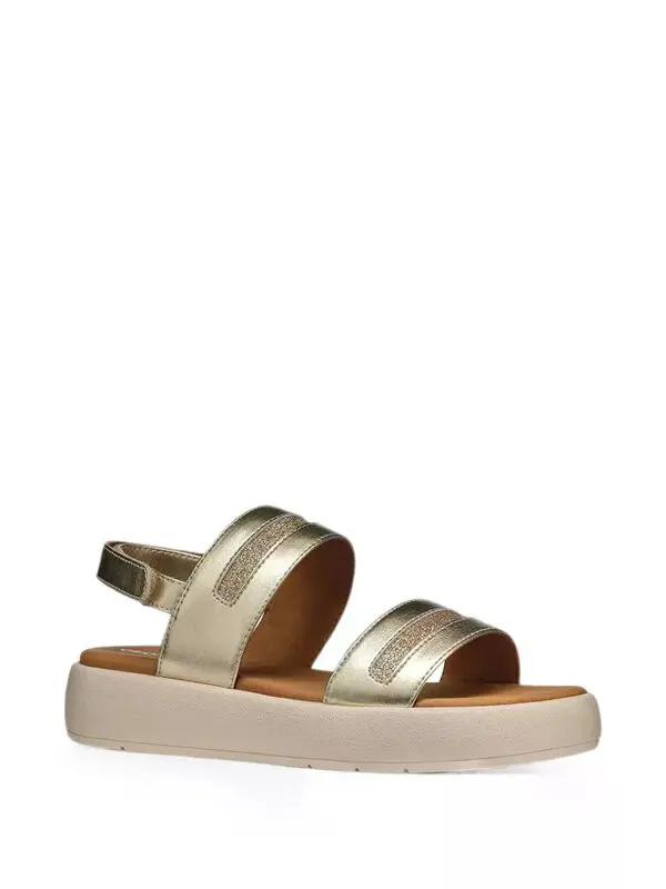 Geox Camalei Glitter-detail Touch-strap Sandals