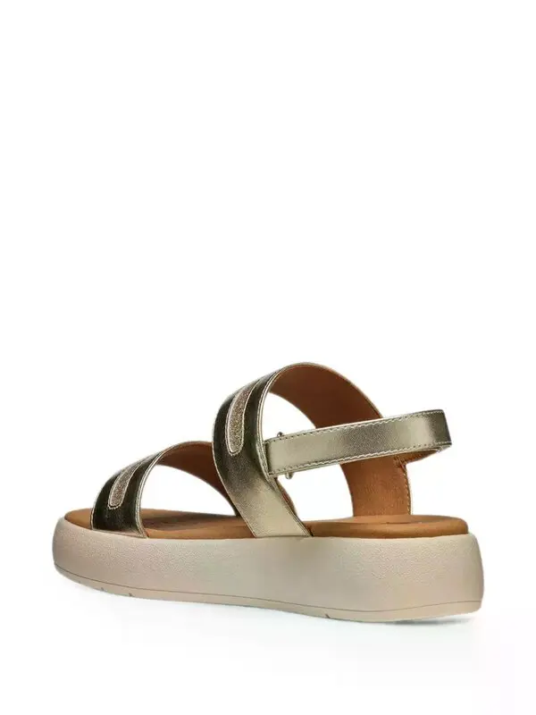 Geox Camalei Glitter-detail Touch-strap Sandals