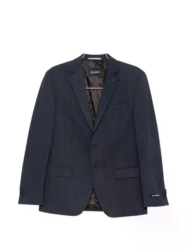 Karl Lagerfeld Single-breasted Notch-lapel Blazer