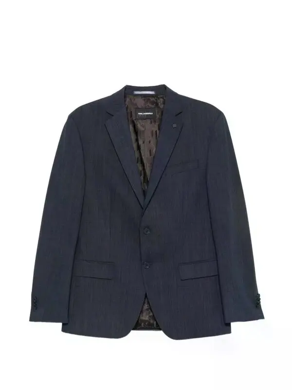 Karl Lagerfeld Single-breasted Notch-lapel Blazer