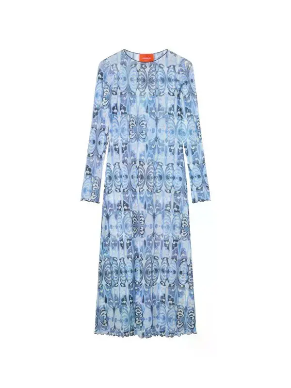 La DoubleJ Slinky Swing Dress - Blue