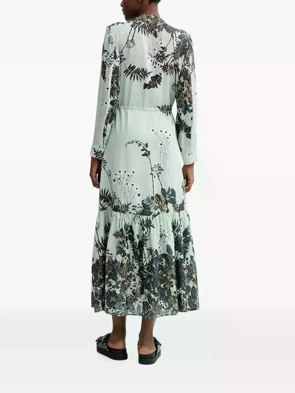 Munthe Bernadette Floral-print Tiered Maxi Dress