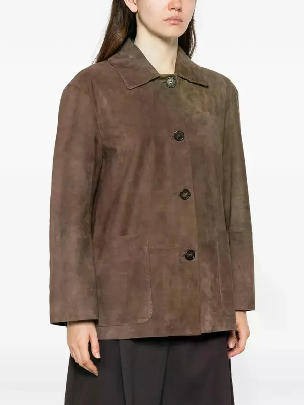 Max Mara S Mastrale Leather Jacket