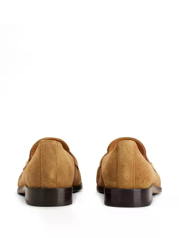 TOD'S Logo-appliqué Suede Loafers