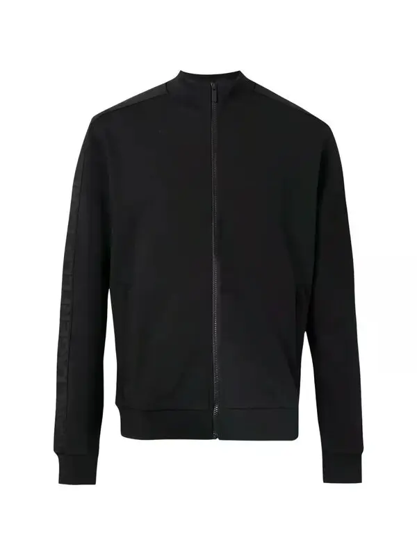Karl Lagerfeld Logo-tape Zip-up Sweater