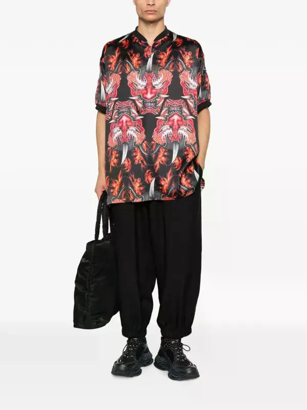 Y3 Graphic-print Short-sleeve Top